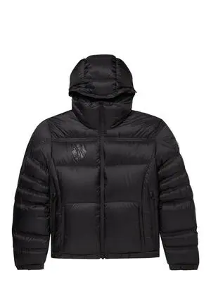 MONCLER Moncler Genius Logo-Print Quilted Shell Down Hooded Jacket