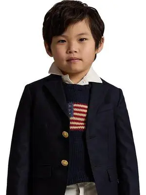 Ralph Lauren The Iconic Doeskin Blazer - Navy