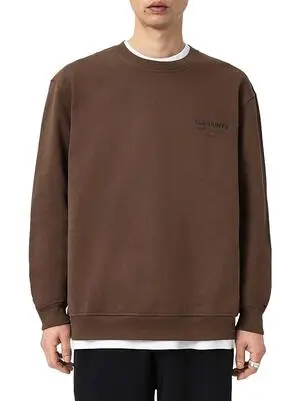 ALLSAINTS Underground Graphic Sweatshirt - Bitter Brown