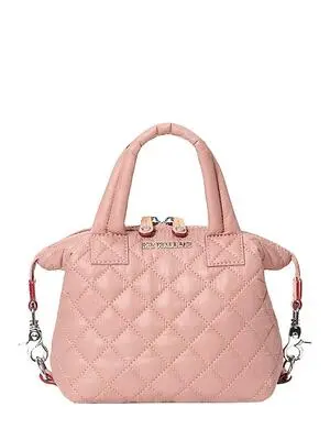 Mz Wallace Mz Wallace Micro Sutton Bag Dusty Rose/silver