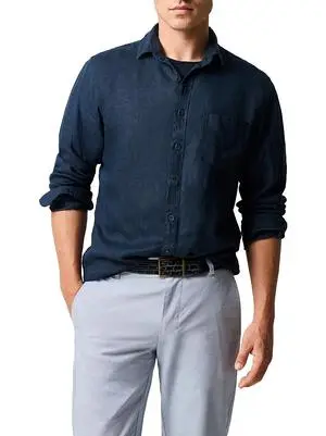 Rodd & Gunn Coromandel Linen Shirt Eclipse