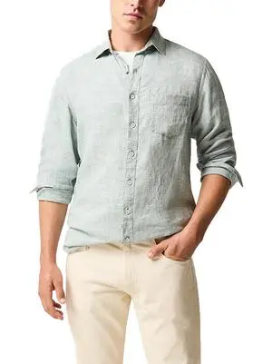 Rodd & Gunn Coromandel Linen Shirt - Moss