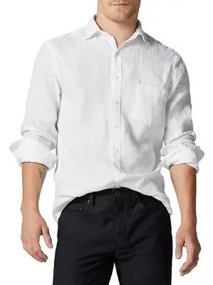 Rodd & Gunn Coromandel Linen Shirt Snow