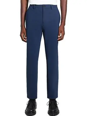 Theory Zaine Slim Straight Stretch Pants Deep Atlantic
