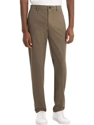 Theory Zaine Slim Straight Stretch Pants - Tarmac