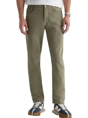 Ag Everett Straight Fit Twill Pants - Dusty Sage