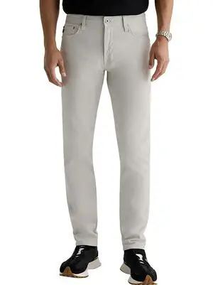 Ag Everett Straight Fit Twill Pants - Smoke