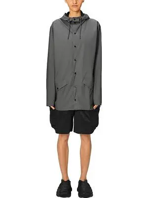 Rains Waterproof Rain Jacket - Grey
