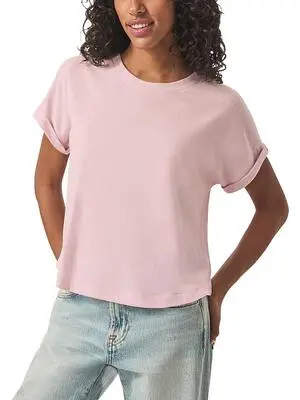 Splendid Splendid Skye Cuffed Tee Fragrent Lilac