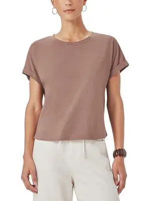 Splendid Splendid Skye Cuffed Tee Wicker