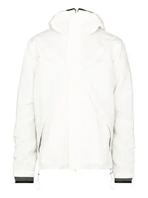 RANRA Ljos Zipped Pockets Hooded Jacket - White