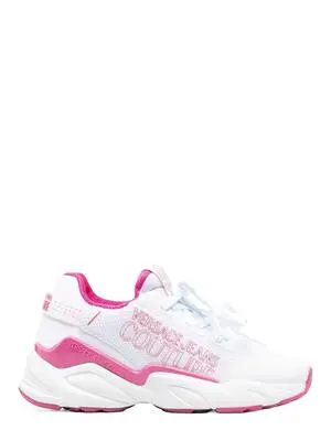 Versace Logo-print Low Top Sneakers - White