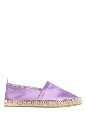 SCAROSSO Scarosso Lola Silk Espadrilles Purple