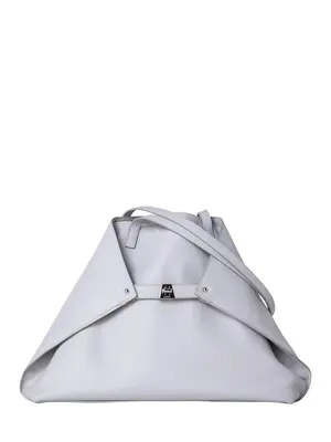 Akris Akris Ai Medium Convertible Tote Silver/grey