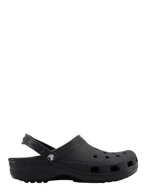 CROCS Classic Rubber Clogs Black