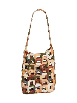 SC103 SC103 Medium Links Leather Tote Canyon