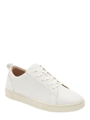 Vionic Lucas Leather Low Top Sneaker White Leather