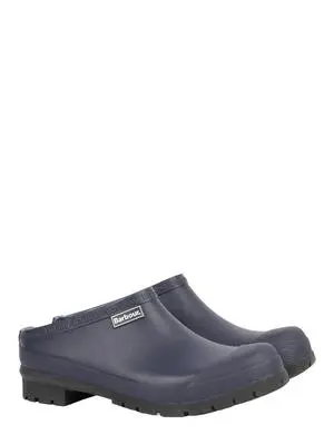Barbour Quinn Rubber Clogs - Navy