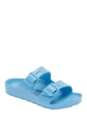 BIRKENSTOCK Arizona Waterproof Slide Sandal Sky Blue