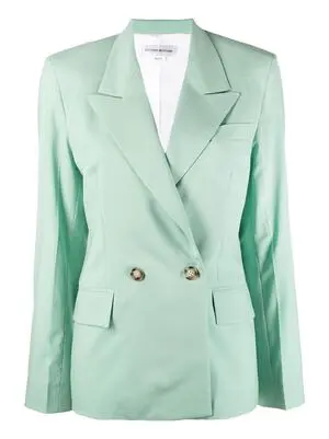 Victoria Beckham Tailored Suit Jacket - Green