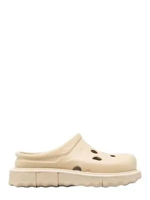 Off-White Sponge Sole Meteor Clogs - Neutrals