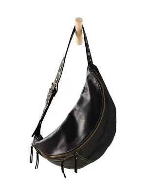 Free People Bolsa Nova Bella Sling Bag - Black
