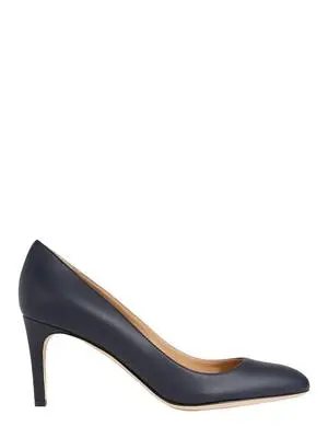 SERGIO ROSSI Madame 75 Leather Pumps - Midnight Blue