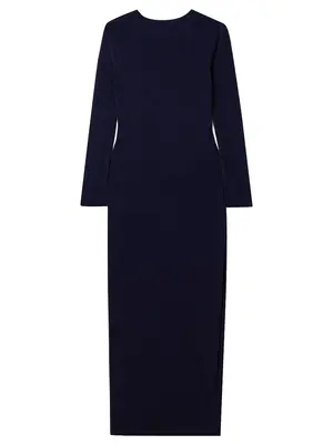Norma Kamali Stretch-jersey Gown - Blue