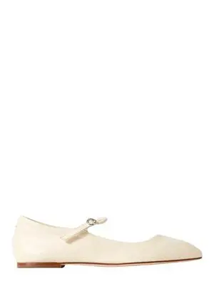 AeydĒ Uma Leather Mary Jane Ballet Flats - Cream