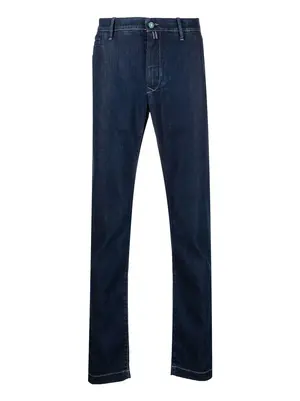 Jacob Cohen Logo-patch Slim Jeans - Blue