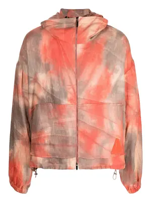 EMPORIO ARMANI Emporio Armani Tie-Dye Hooded Jacket