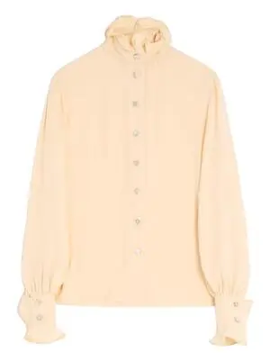Valentino Garavani Silk Georgette Blouse - Birch
