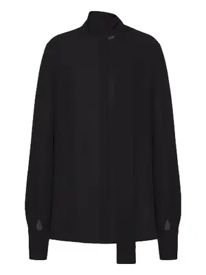 Valentino Garavani Valentino Georgette Blouse Black