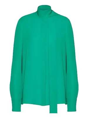 Valentino Garavani Valentino Georgette Blouse Green