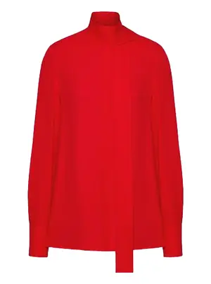 Valentino Garavani Valentino Georgette Blouse Red