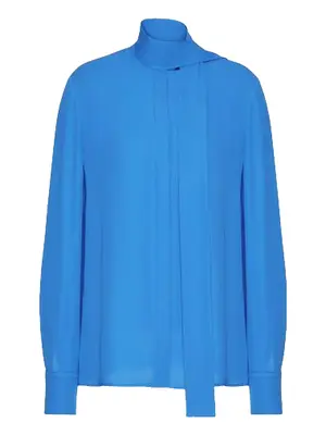 Valentino Garavani Valentino Georgette Blouse Serenity