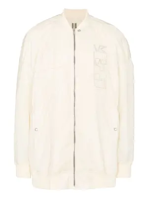 RICK OWENS Rick Owens DRKSHDW Embroidered Logo Bomber Jacket