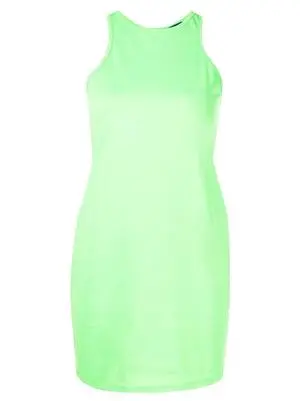 Lhd Hockney Sleeveless Mini Dress - Green