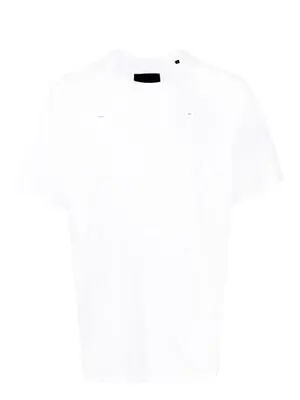 HELIOT EMIL Logo-print Detail T-shirt - White