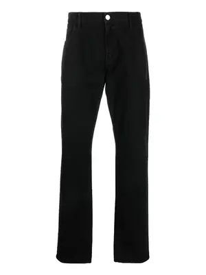 Raf Simons Mid-rise Straight-leg Jeans - Black