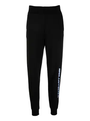 Karl Lagerfeld Future Logo-print Track Pants - Black