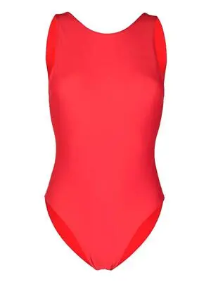 GANNI Recycled Scoop-Back Swimsuit