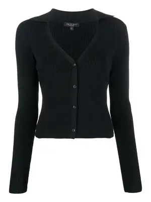 RAG & BONE Rag & Bone Ribbed Knitted Cardigan