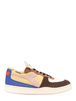 DIADORA Colour-block Lace-up Sneakers - Yellow