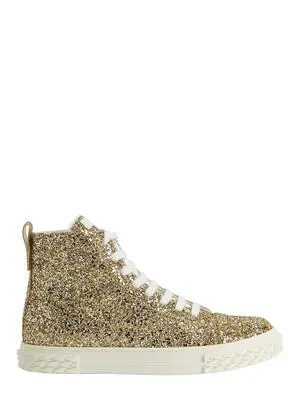 GIUSEPPE ZANOTTI Eco-blabber High-top Sneakers - Gold