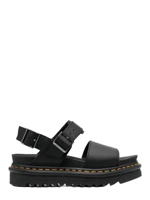 Dr. Martens Voss Platform Leather Sandals - Black