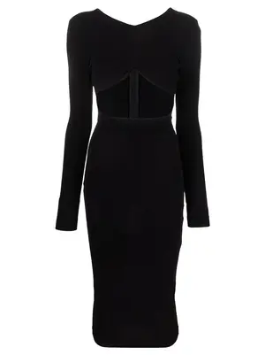 Dsquared2 Cut-out Detail Dress - Black