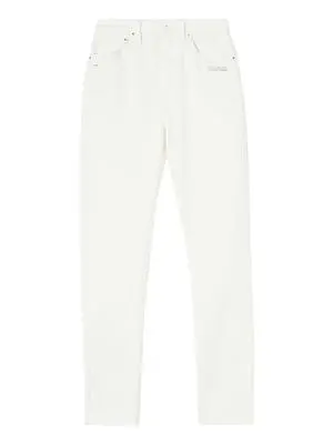Off-White Corporate Slim-fit Trousers - White