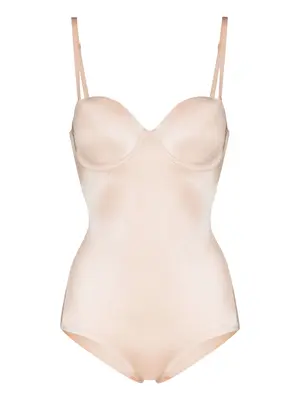 Spanx Suit Ur Fancy Cupped Bodysuit - Neutrals