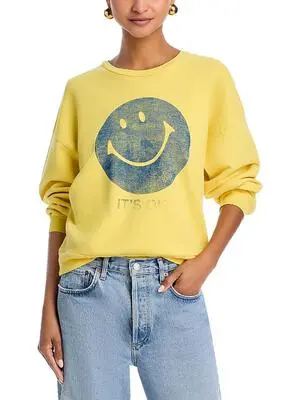 MOTHER The Drop Square Sweatshirt Its Ok